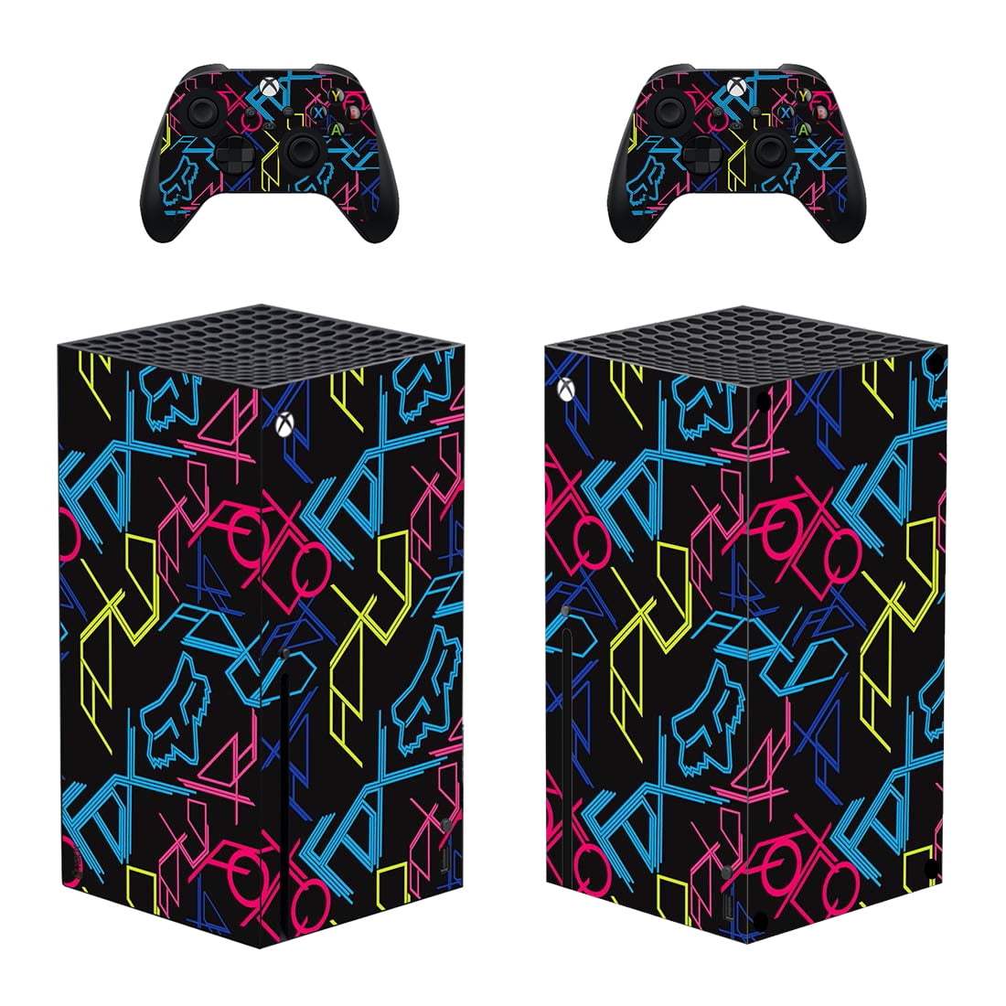 Full Body Vinyl Skin Stickers for Xbox Series X Console and Controllers ...