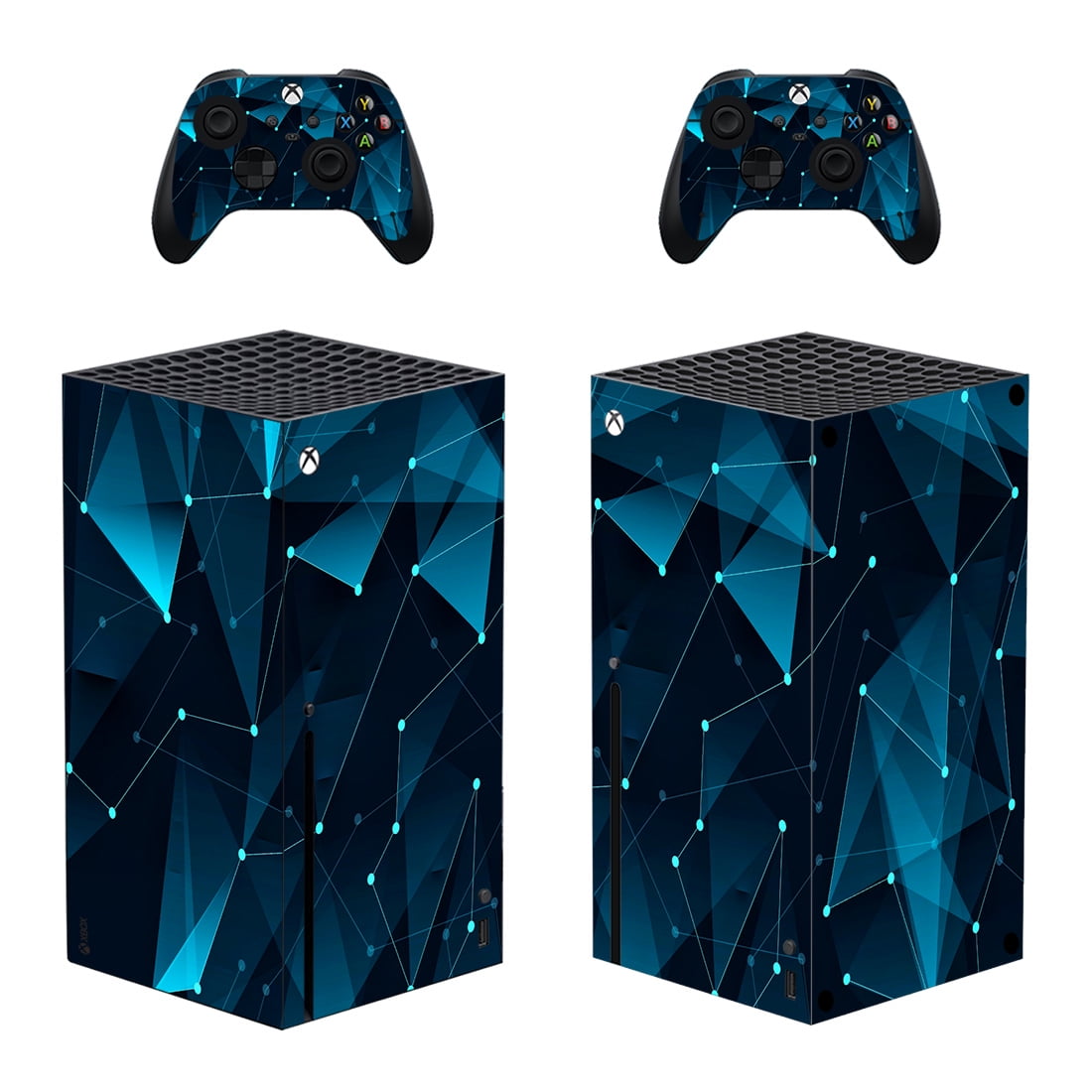 Full Body Vinyl Skin Stickers for Xbox Series X Console and Controllers ...