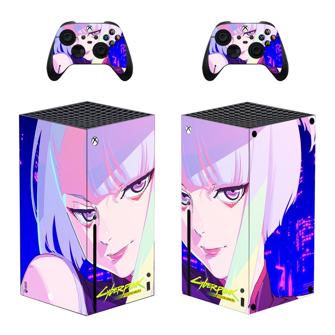 Full Body Vinyl Skin Stickers for Xbox Series X Console and Controllers ...