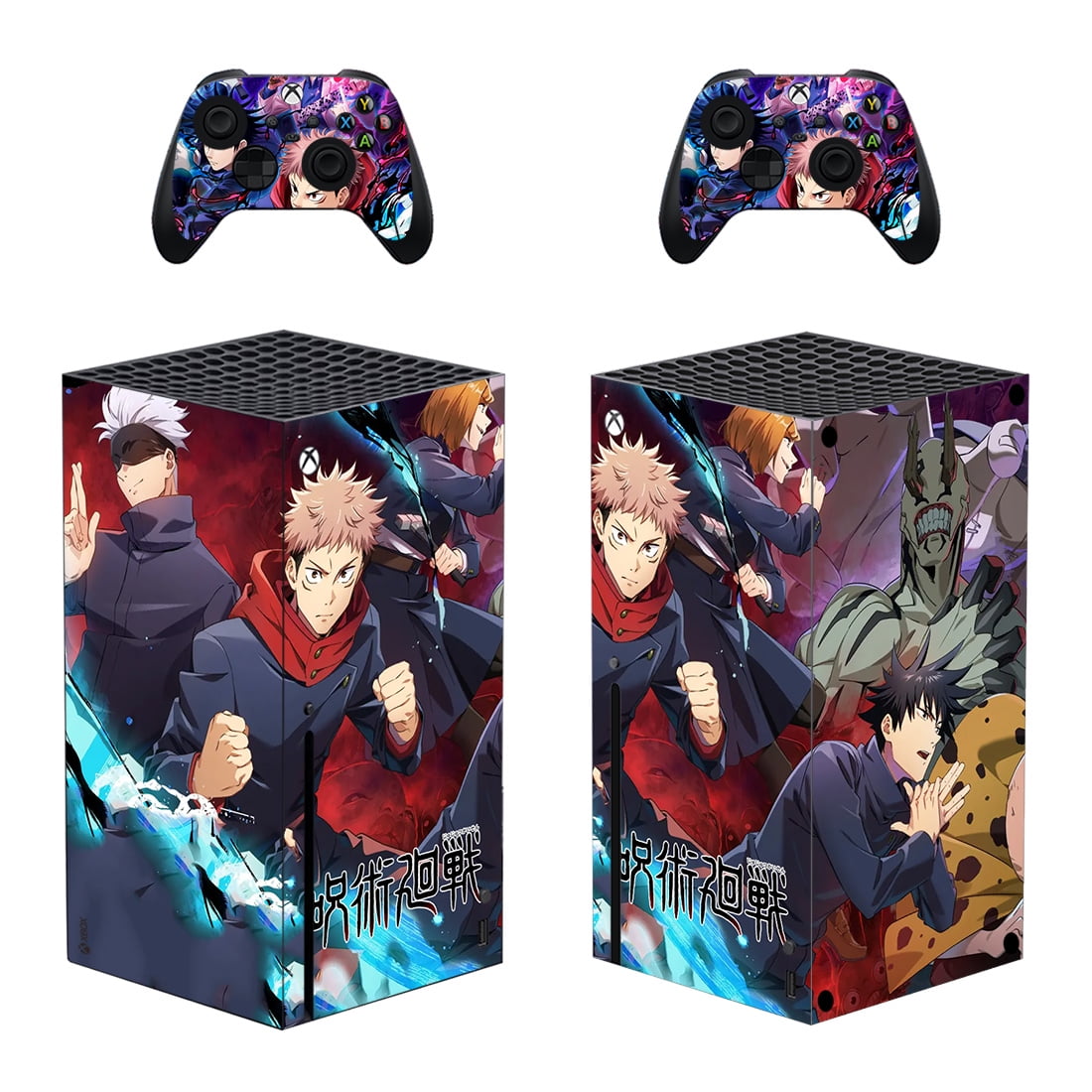 Full Body Vinyl Skin Stickers for Xbox Series X Console and Controllers ...