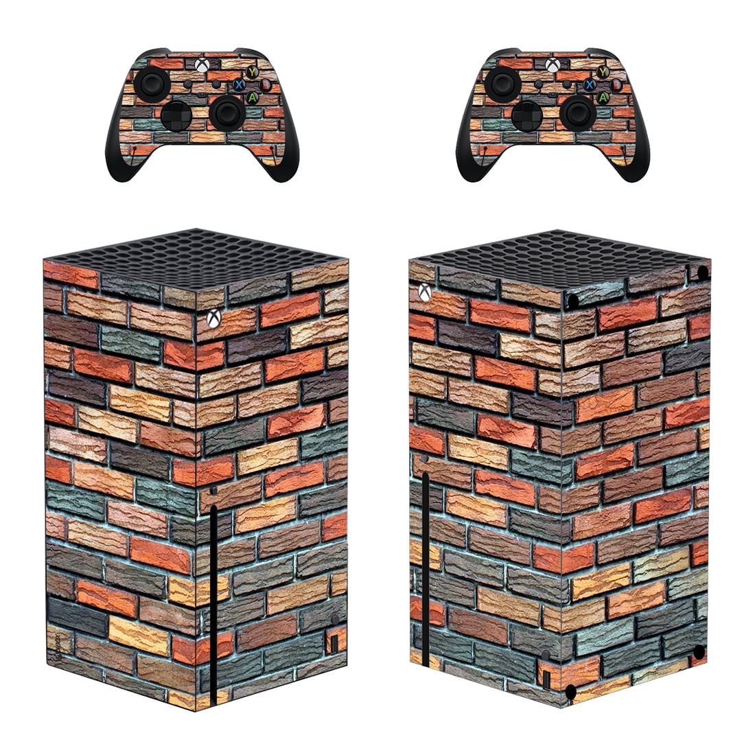 Full Body Vinyl Skin Stickers for Xbox Series X Console and Controllers ...
