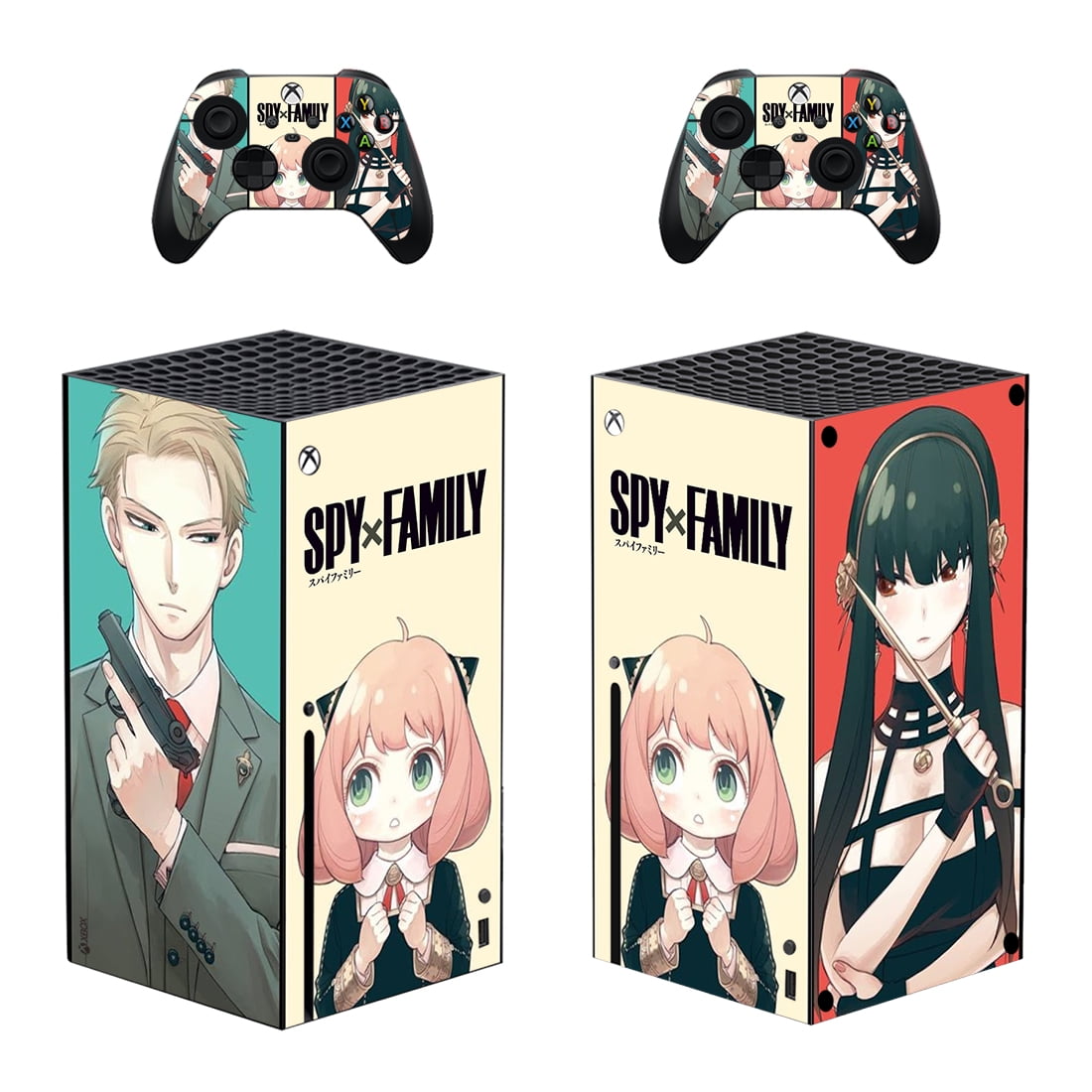 Full Body Vinyl Skin Stickers for Xbox Series X Console and Controllers ...