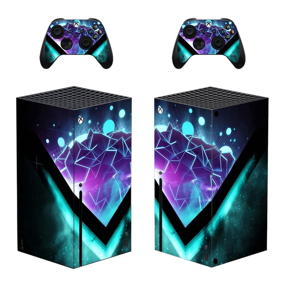 Full Body Vinyl Skin Stickers for Xbox Series X Console and Controllers ...