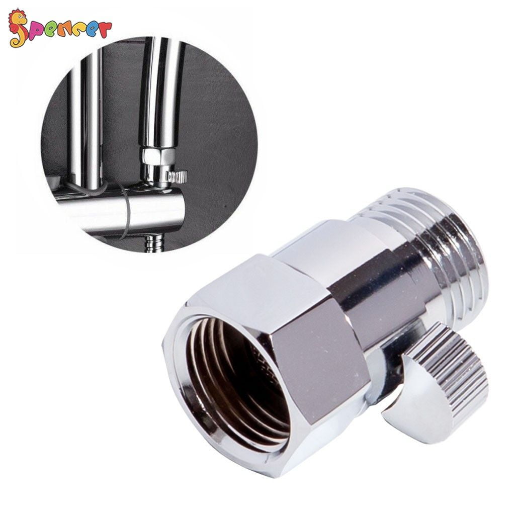Full Brass G1/2" Flow Quick Control Shut-OFF Valve Shower Head Hand ...
