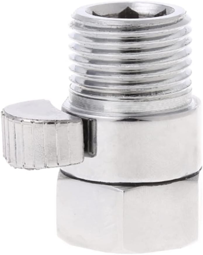 Full Brass G1/2" Flow Quick Control Shut-Off Valve Fit for Shower Head ...