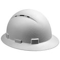 TOKISHI Full Brim Hard Hat OSHA Safety Helmet, Lightweight Carbon Fiber ...