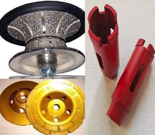 Full Bullnose 1/2 Inch Diamond Full Bullnose Router Bit Profiler 1-1/4 ...