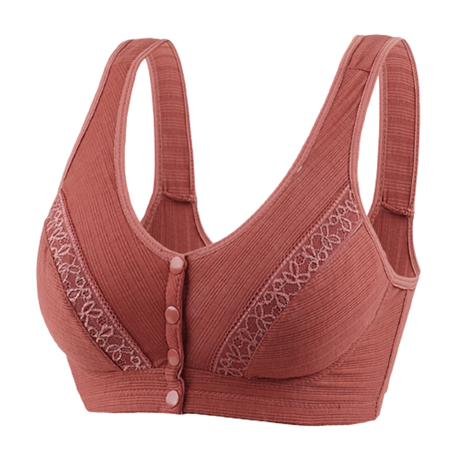 Full Bust Seamless Nursing Maternity Bras Front Closure Bralette Nursing Bra Sleep Bra For