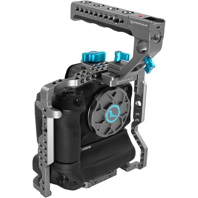 Kondor Blue Full Camera Cage with Top Handle for Canon R5/R6/R Camera ...