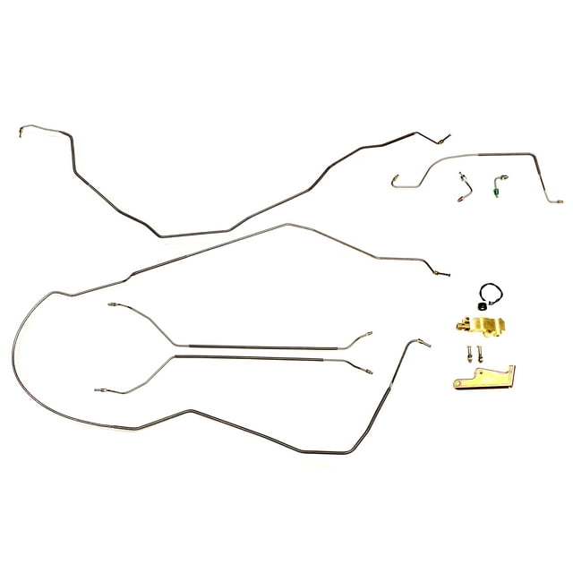 Full Car Brake Line Kit - Fits 68-72 Chevelle/Malibu Convertible & El ...