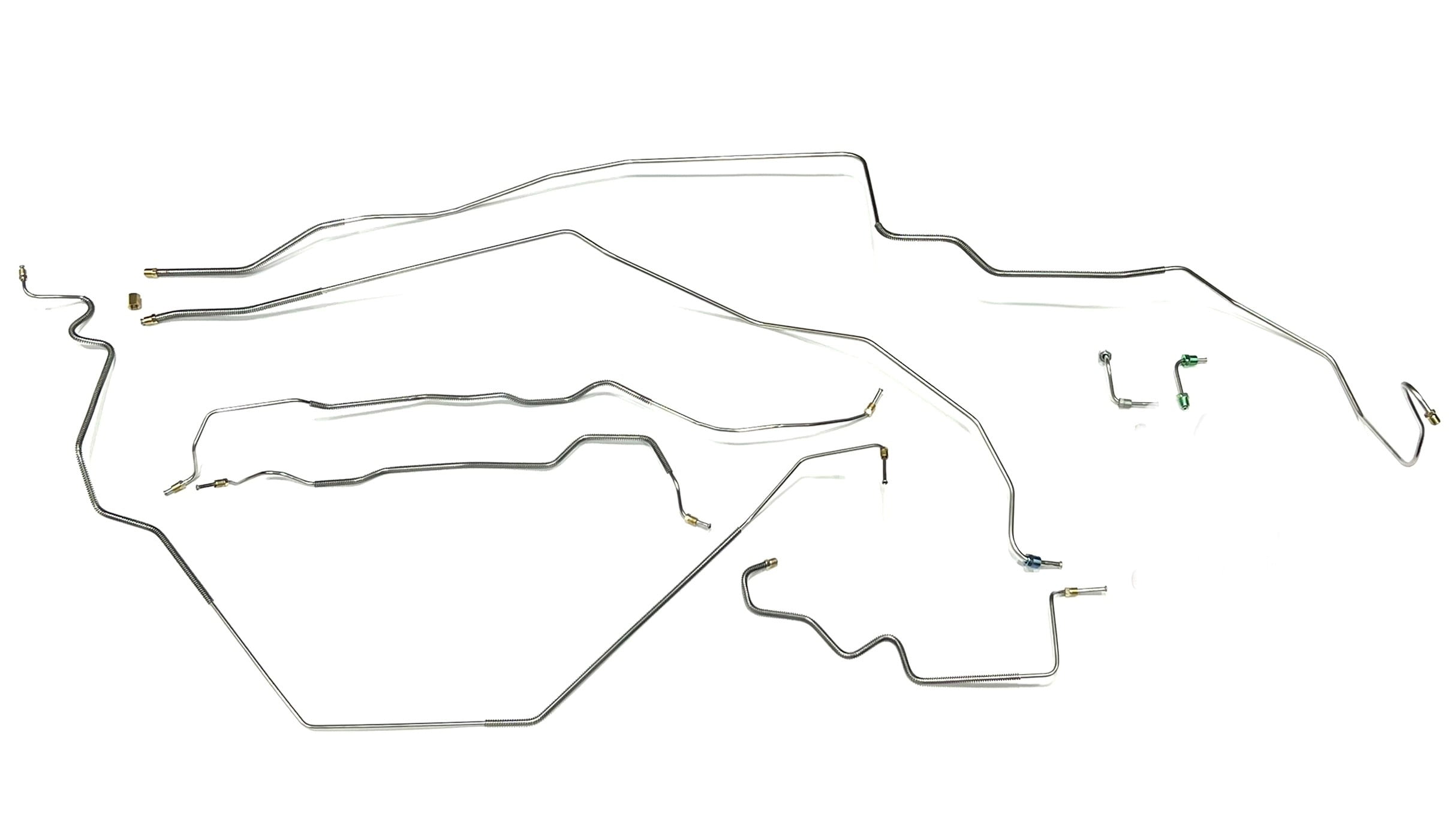 Full Car Brake Line Kit - Fits 69 Camaro w/Disc Conversion - Stainless ...