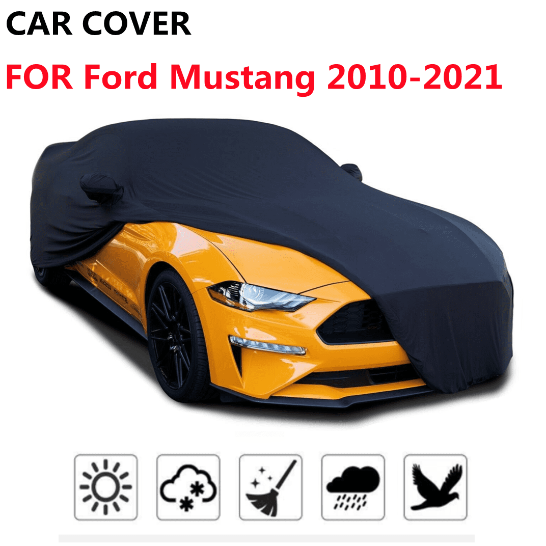 Full Car Cover Indoor for Ford Mustang GT 2010-2021 Sport Car, Stretchy ...