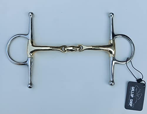 Full Cheek Curved Snaffle Bit German Silver Mouth Piece/Horse Bits ...
