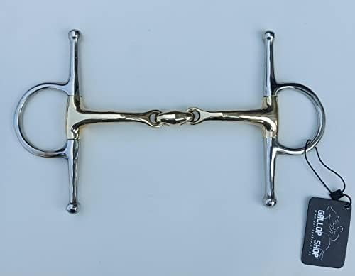 Full Cheek Curved Snaffle Bit German Silver Mouth Piece/Horse Bits - Walmart.com