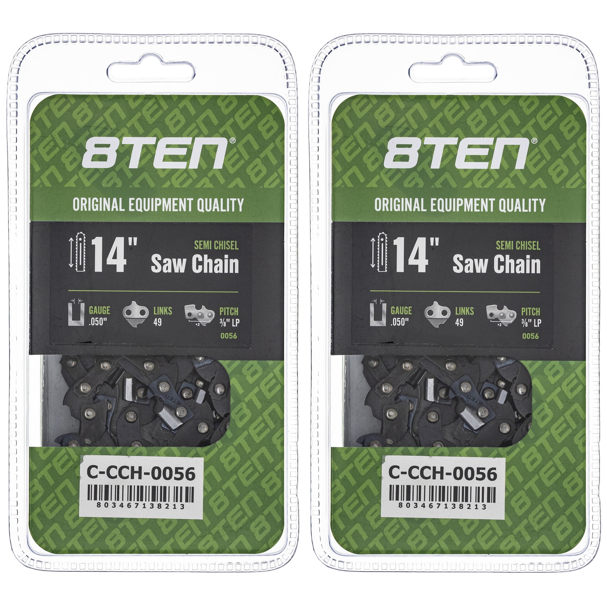 Full Chisel Chainsaw Chain 14 inch .050 3/8 LP 49DL for McCulloch Mac ...