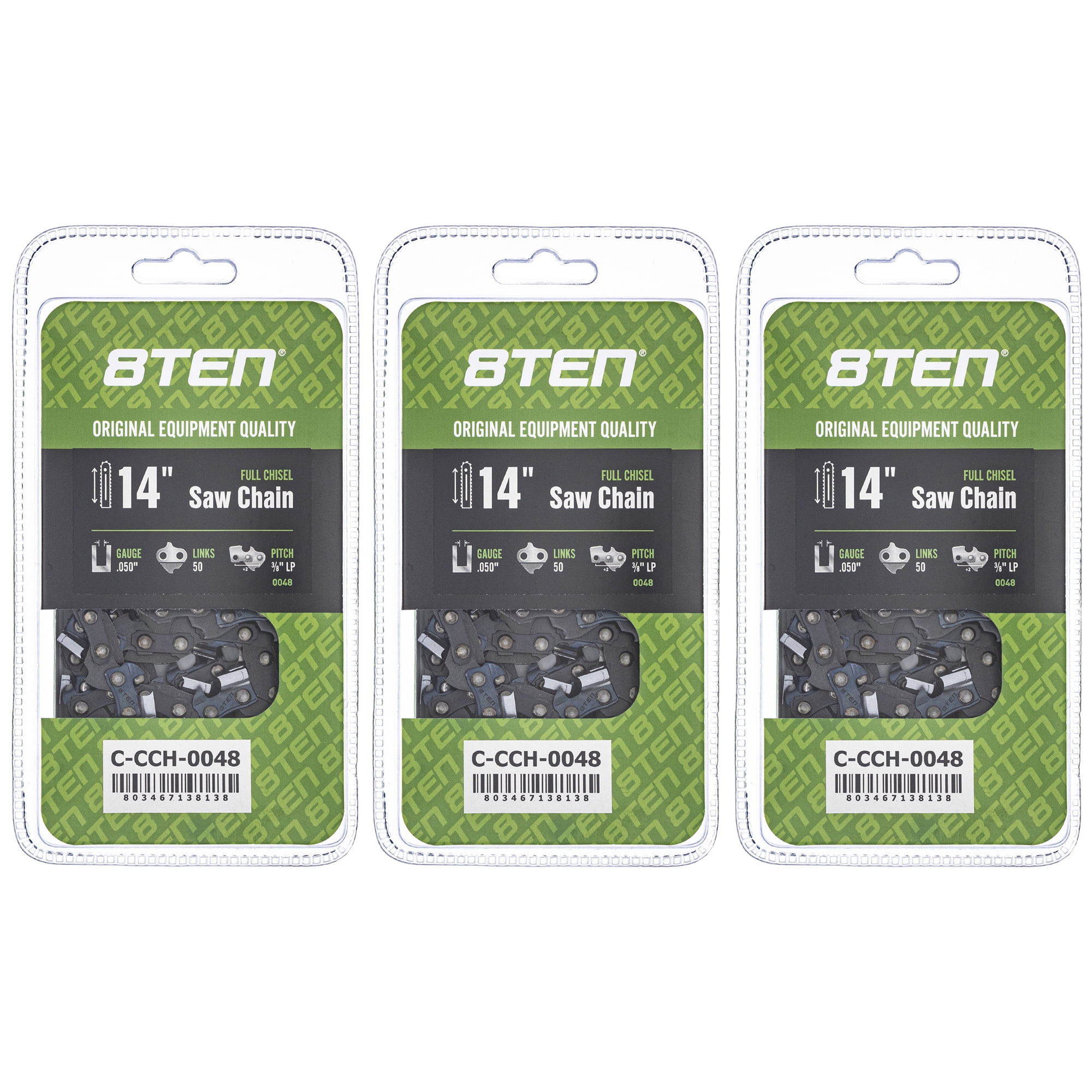 Full Chisel Chainsaw Chain 14 inch .050 3/8 LP 50 DL for Stihl ...