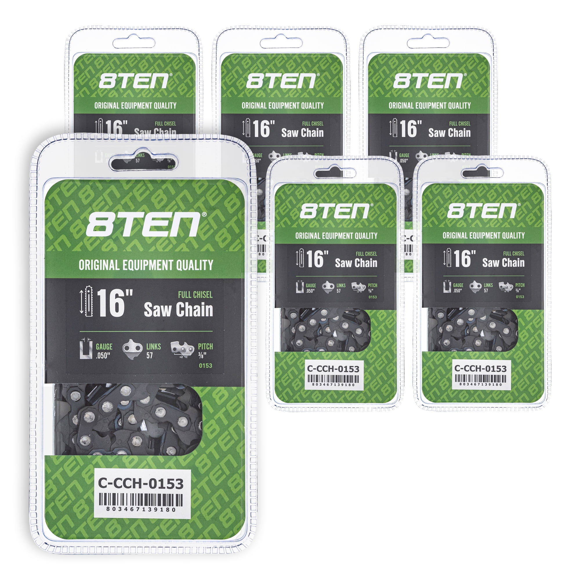 Full Chisel Chainsaw Chain 16 inch .050 3/8 57DL for Echo Craftsman 6 ...