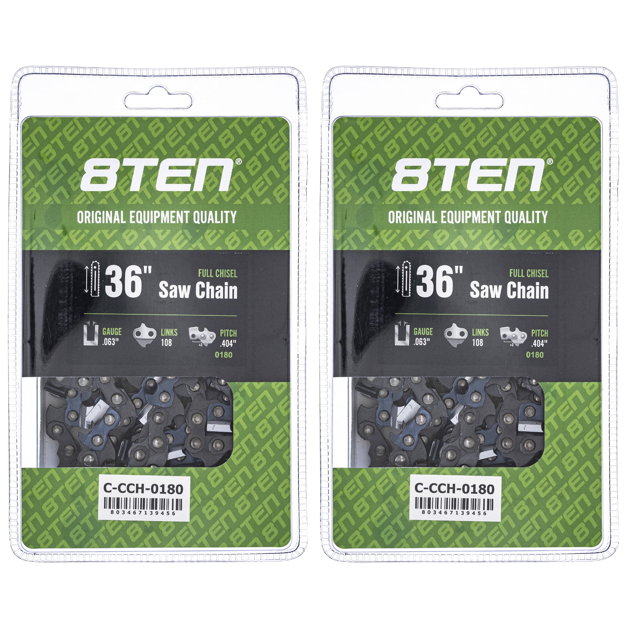 Full Chisel Chainsaw Chain 36 inch .063 .404 108DL for Stihl 46RS108 2 ...