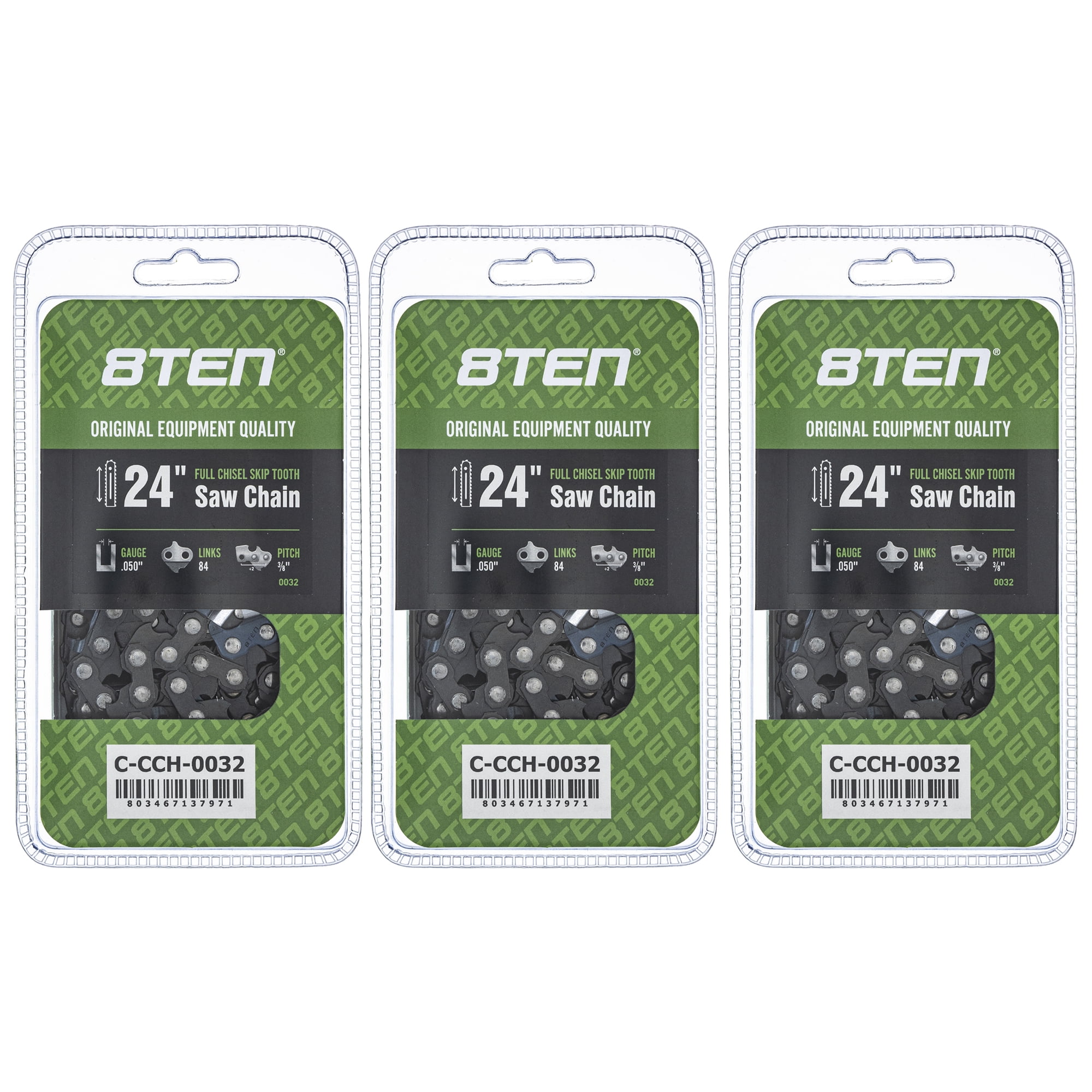 Full Chisel Skip Tooth Chainsaw Chain 24 inch .050 3/8 84DL for Stihl 3 ...