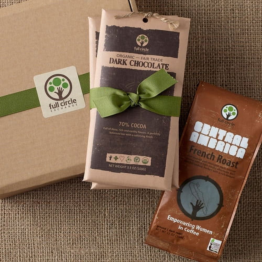 Full Circle Exchange Coffee & Chocolate Bar Gift Box - Walmart.com