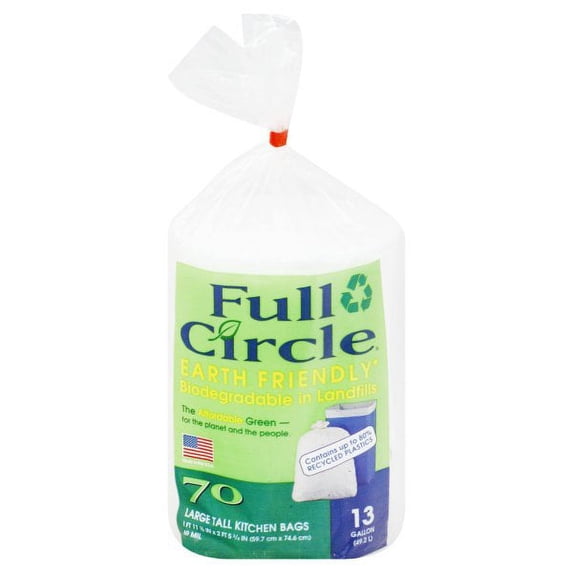 Full Circle Earth Friendly Biodegradable Kitchen Bags - Walmart.com