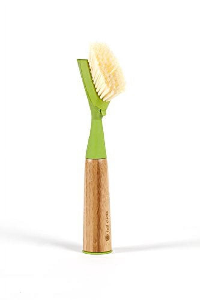 Full Circle Suds Up Soap Dispensing Dish Brush with Bamboo Handle, 3 oz ...