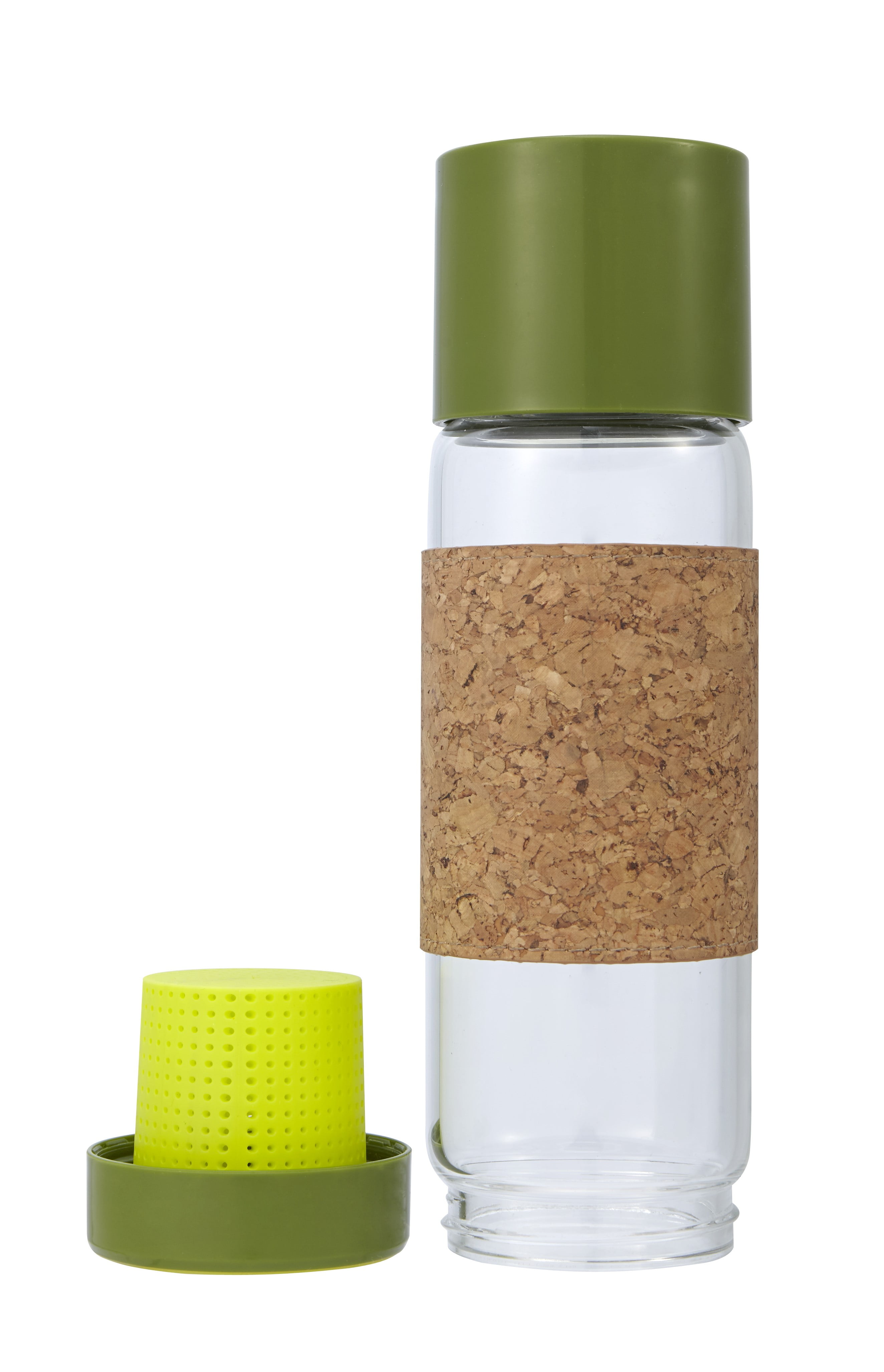 Full Circle Tea Time 19 Oz Glass Travel Bottle with Twist-to-Lock Lid ...