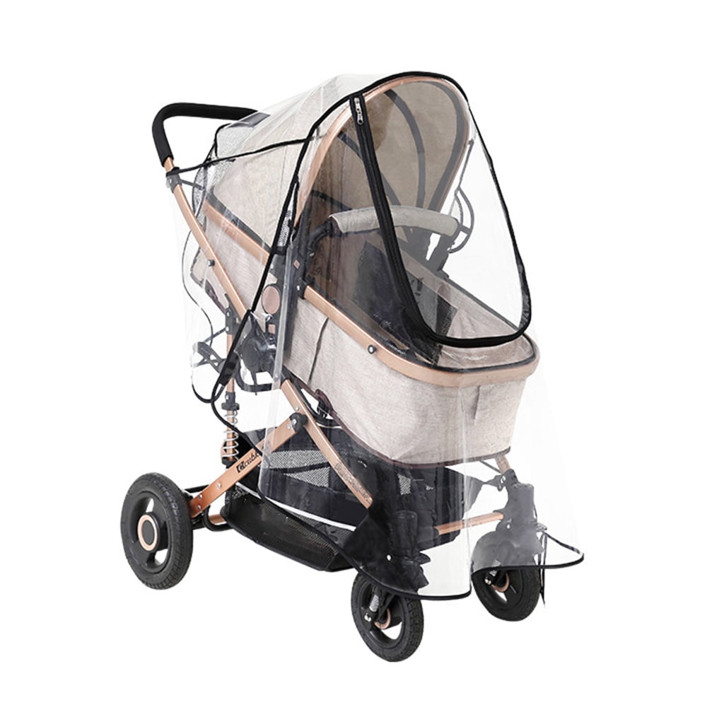 Full Clear Universal Stroller Rain Cover Baby Car Weather Wind for Sun ...