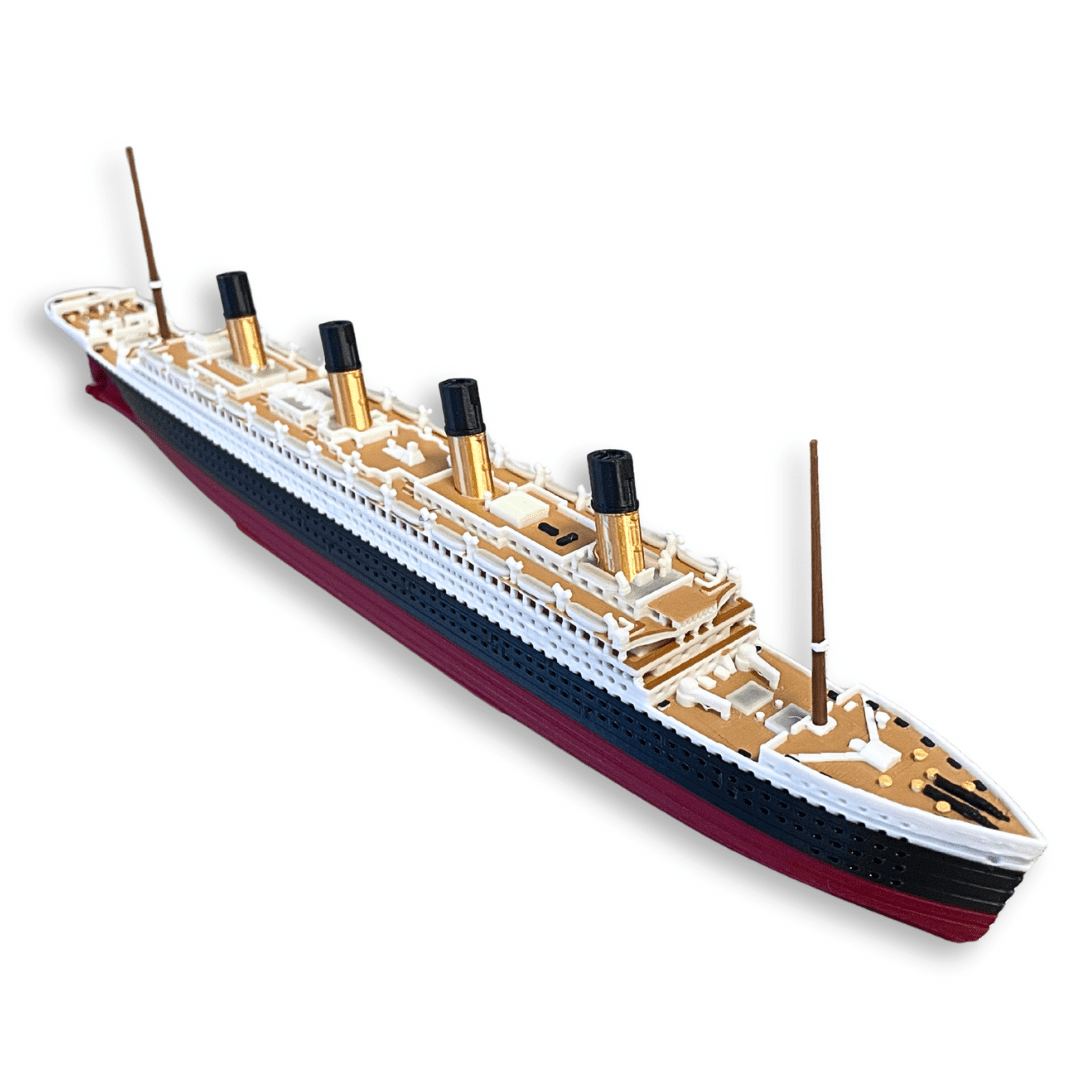 Full Color RMS Olympic Model Ship 1 Ft Long Assembled Titanic Toys For ...