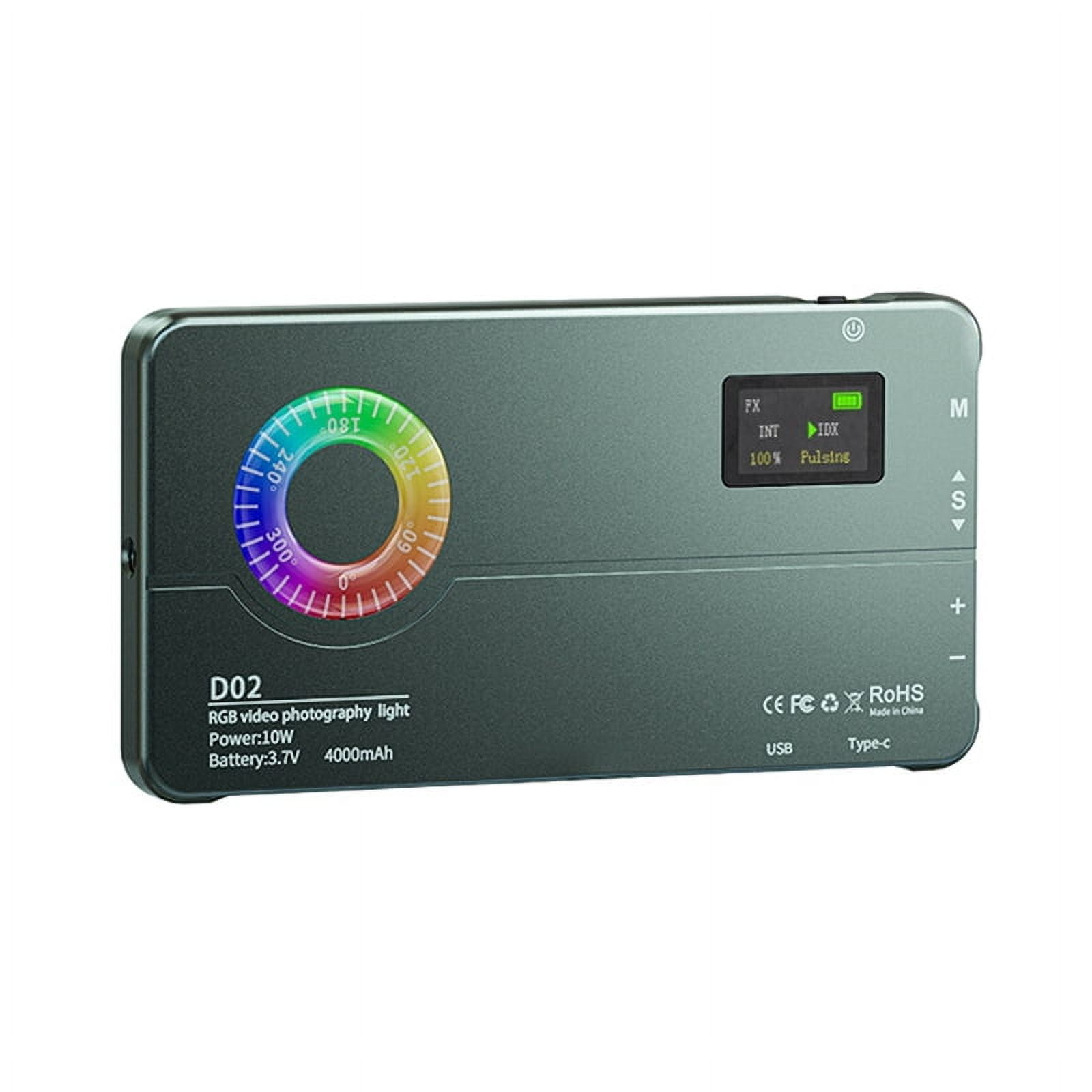 Full Color Small Panel Light LED Full-Color RGB Fill Light Lamp 2500 ...