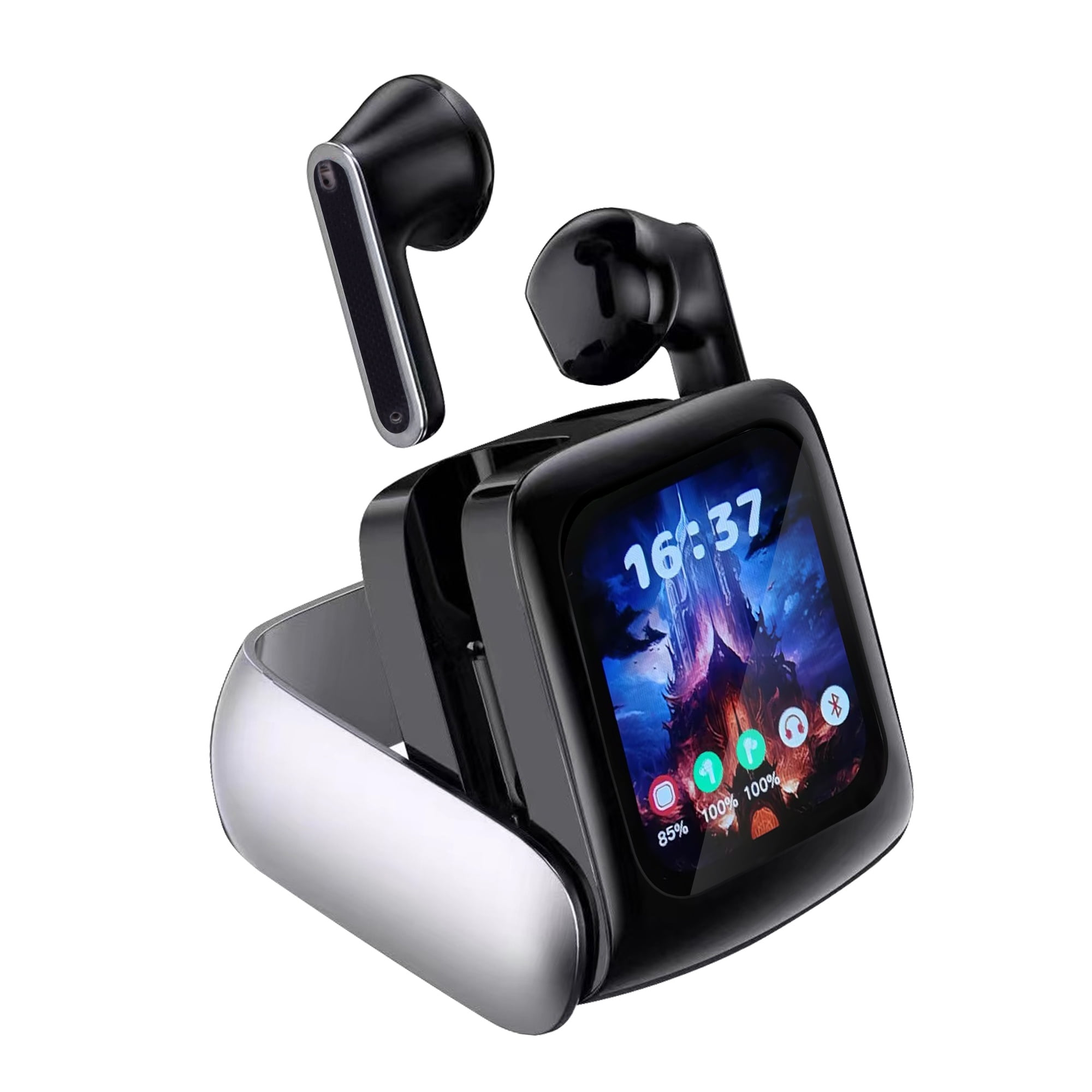 Full Color Touch Screen Earbuds Wireless Bluetooth Earphones 5.4 ...