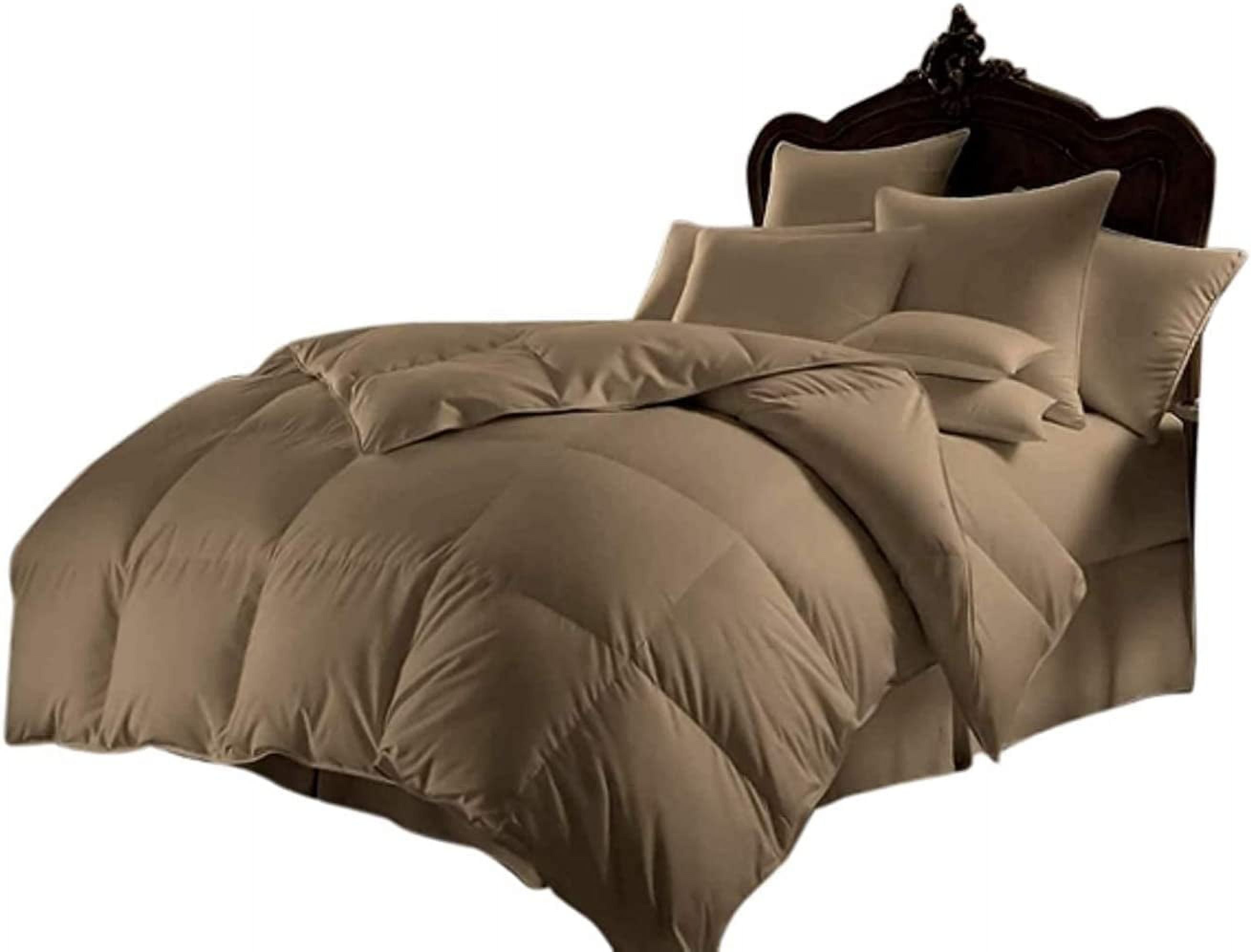 Full Comforter Set Cotton 1000 Series Taupe 400 GSM Full Size Comforter ...