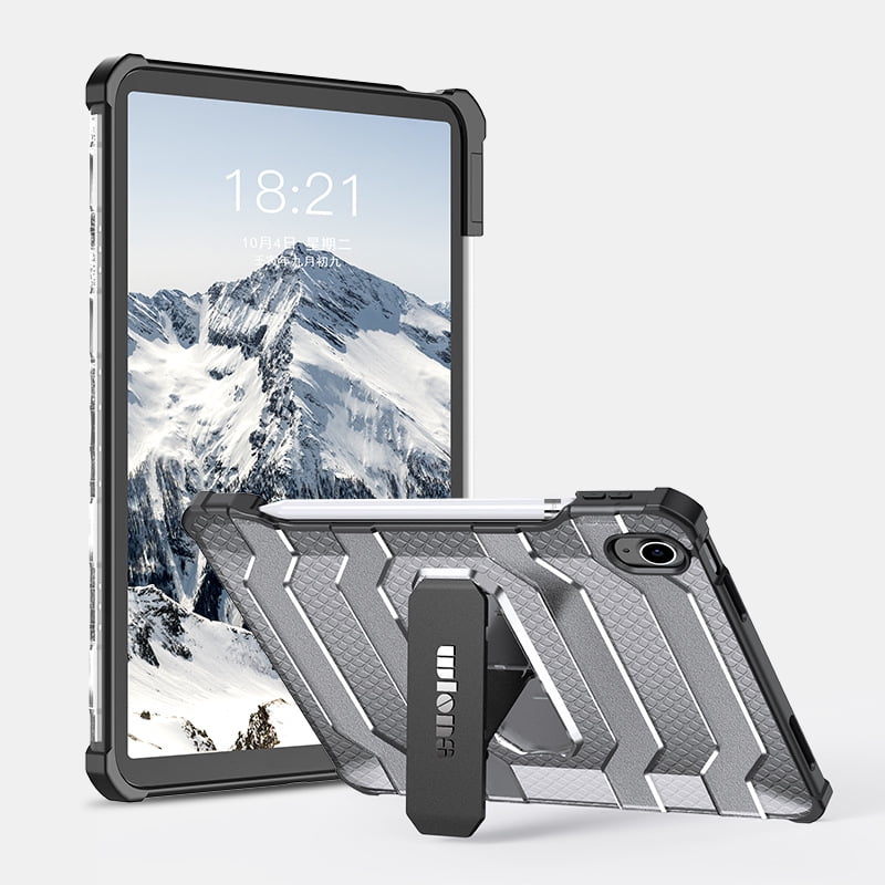 Full Coverage Anti-Bend Shockproof Transparent Silicone Case with Stand ...