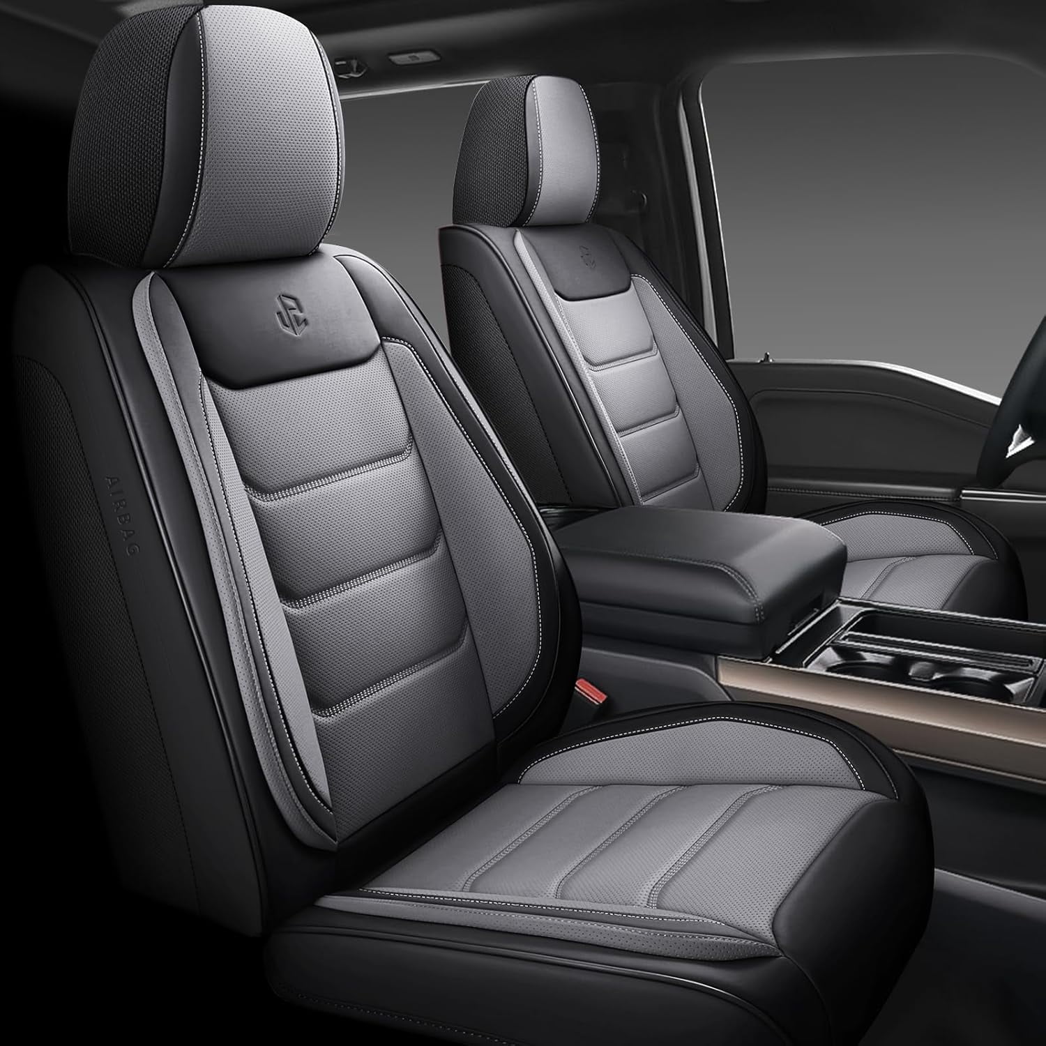 Full Coverage Faux Leather Seat Covers Full Set,Automotive Seat Covers ...