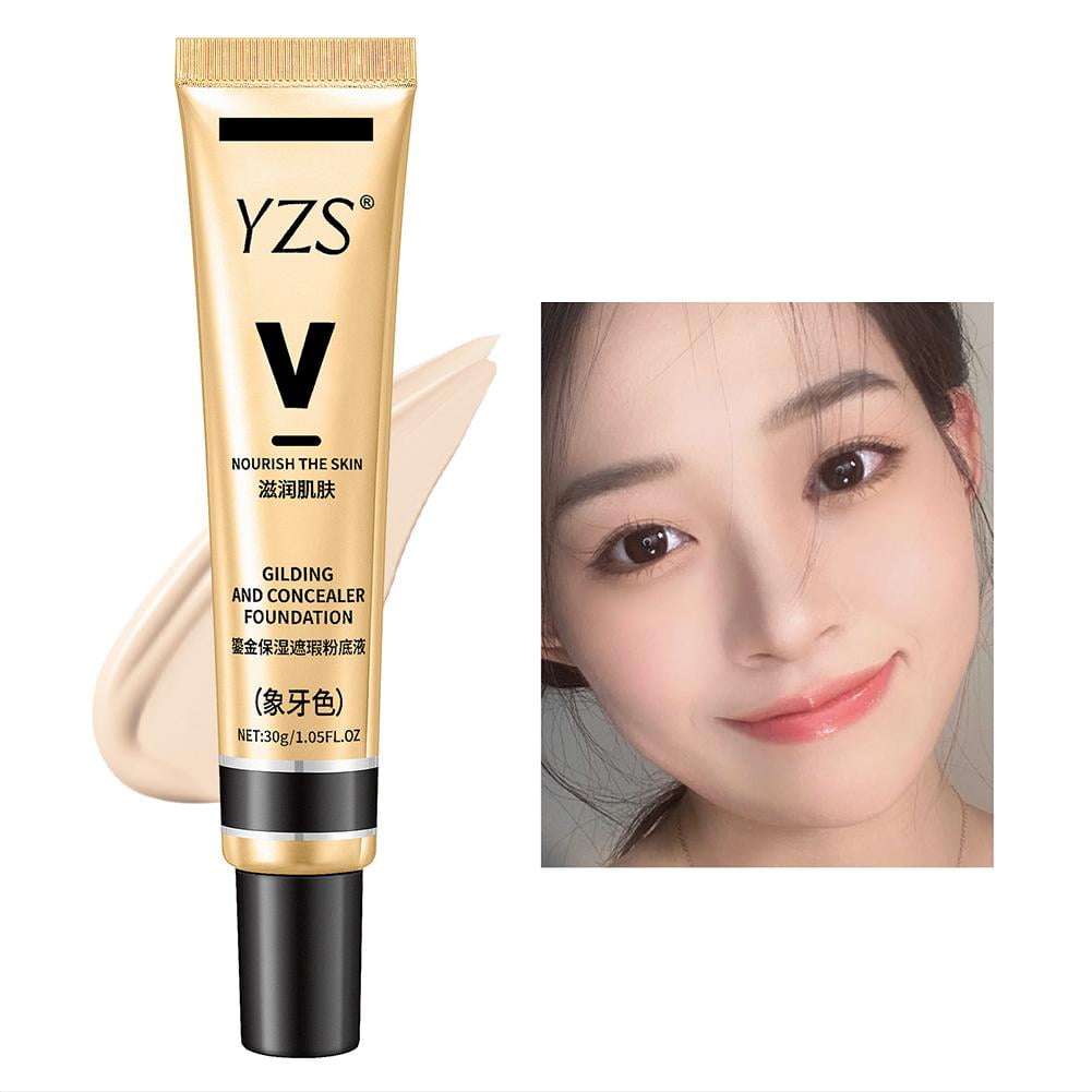 Full Coverage Liquid Foundation Formula Makeup Base Matte Cream ...