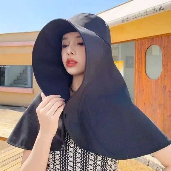 Full Coverage Neck Flap Sun Hat, UPF50+ Face & Neck Protection Hat ...