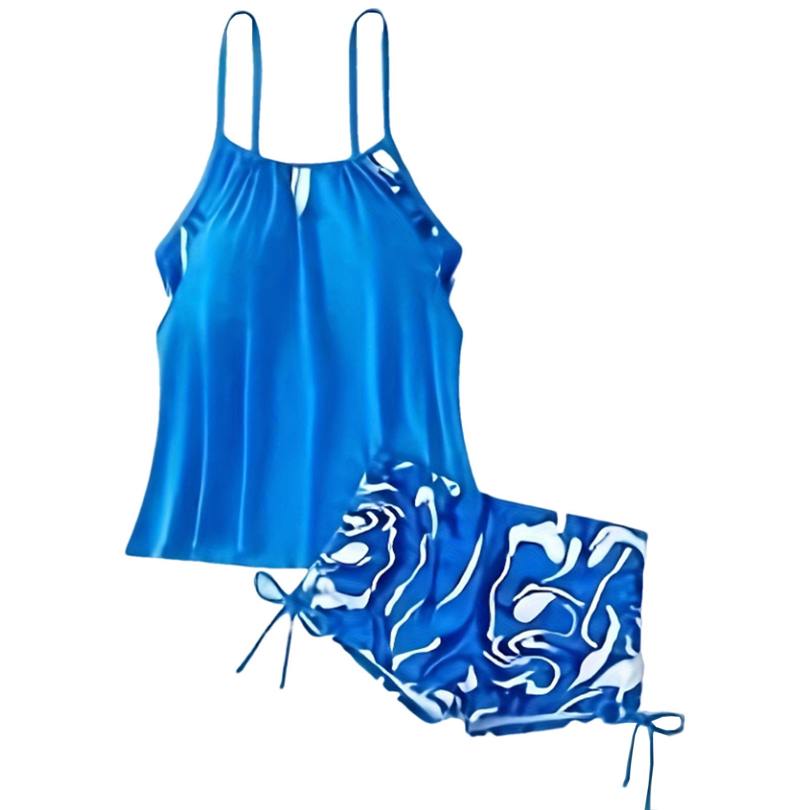 Full Coverage Swimsuit Bottoms Bathing Suit for Women 2 Piece Trendy ...