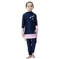 Full Coverage Swimwear Girls Long Sleeve Swim Beachwear Clothes ...