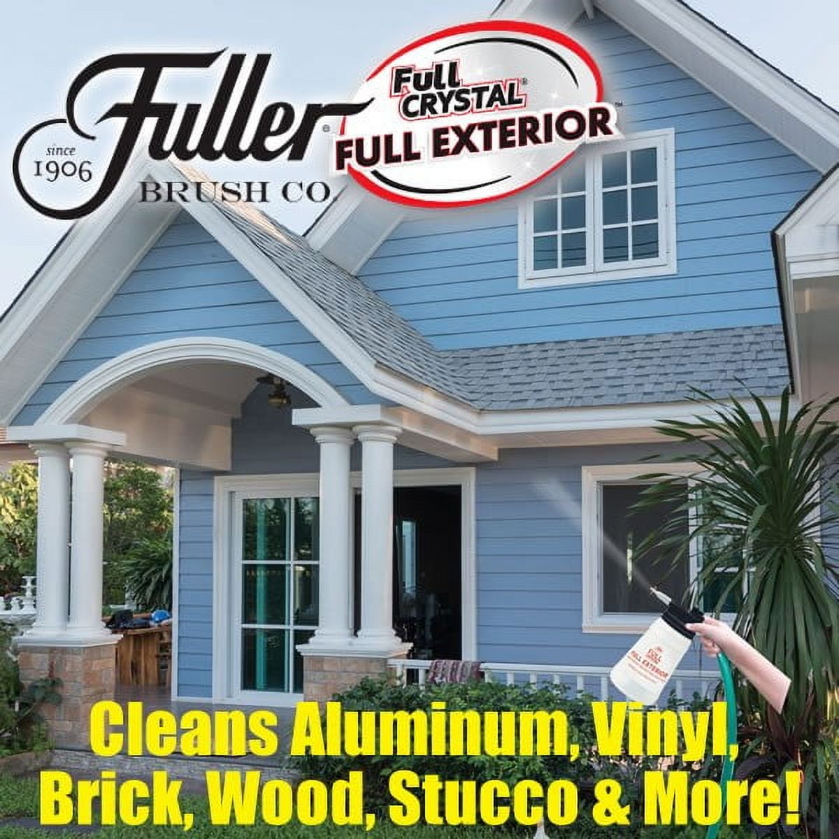 Full Crystal Exterior Cleaner House Wash Cleans aluminum, vinyl, brick ...