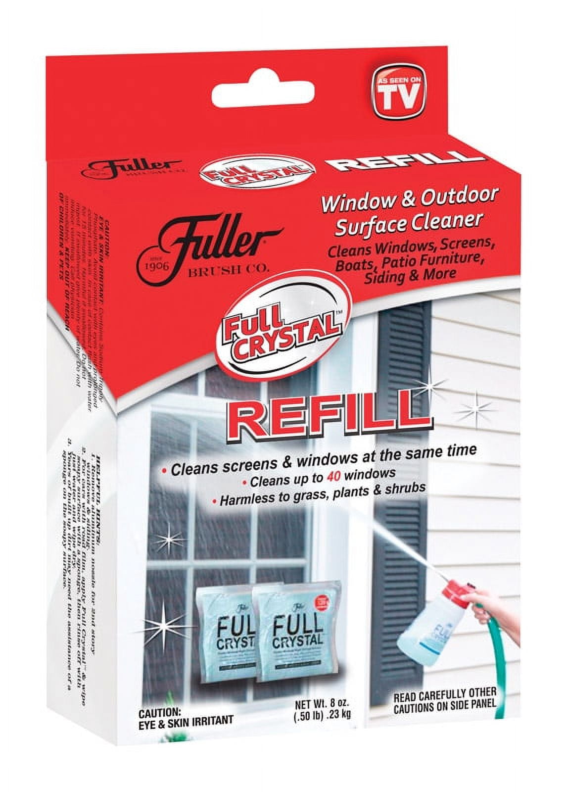 Full Crystal Refill Packets, Window and Outdoor Surface Cleaner by ...