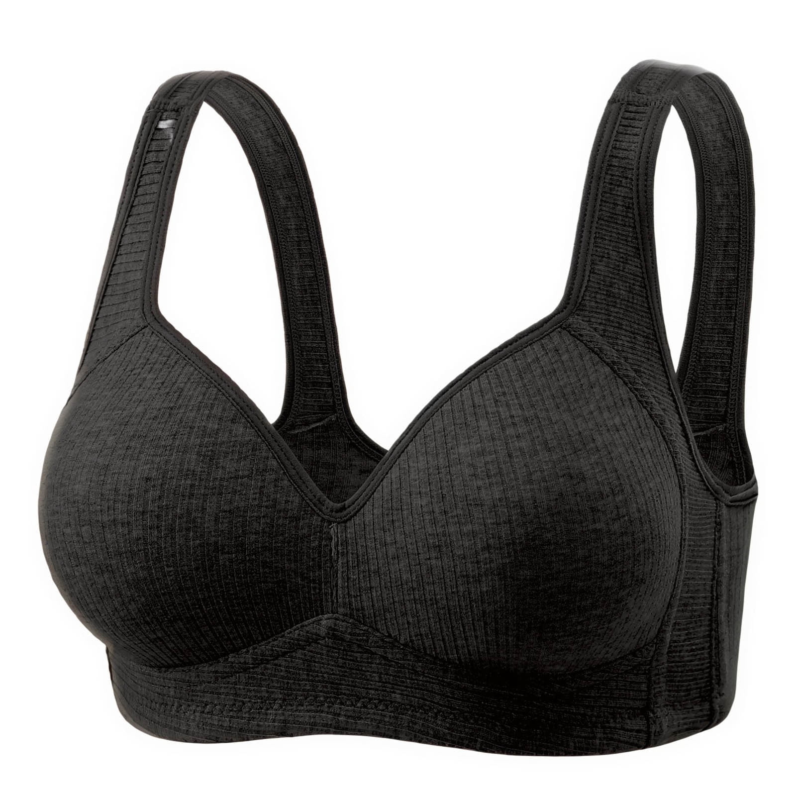 Full Cup Bras for Womens, Comfortable No Underwire Seamless Bralette ...