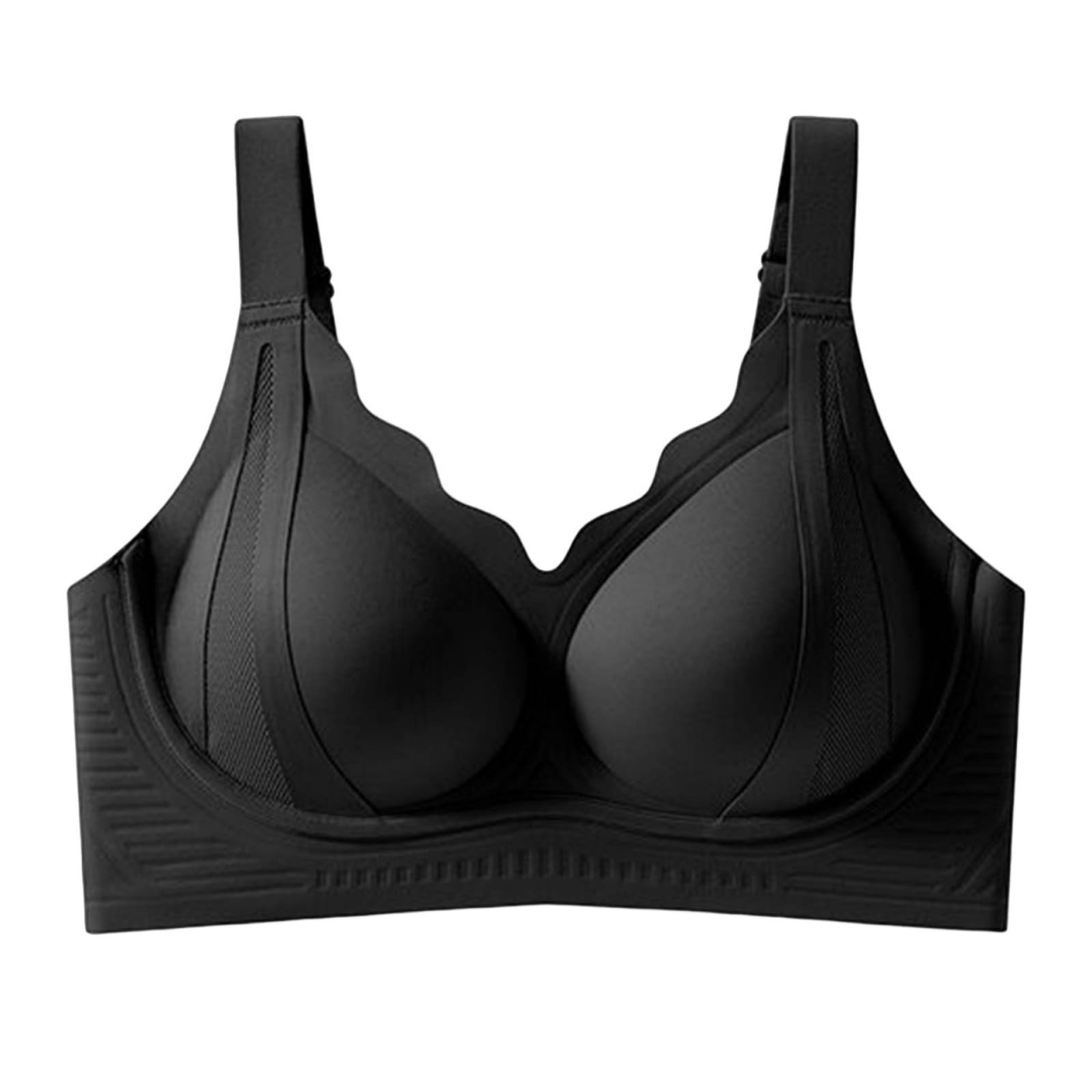 Full Cup Underwire Bras, Lightly Padded Bralette for Women, Seamless T ...