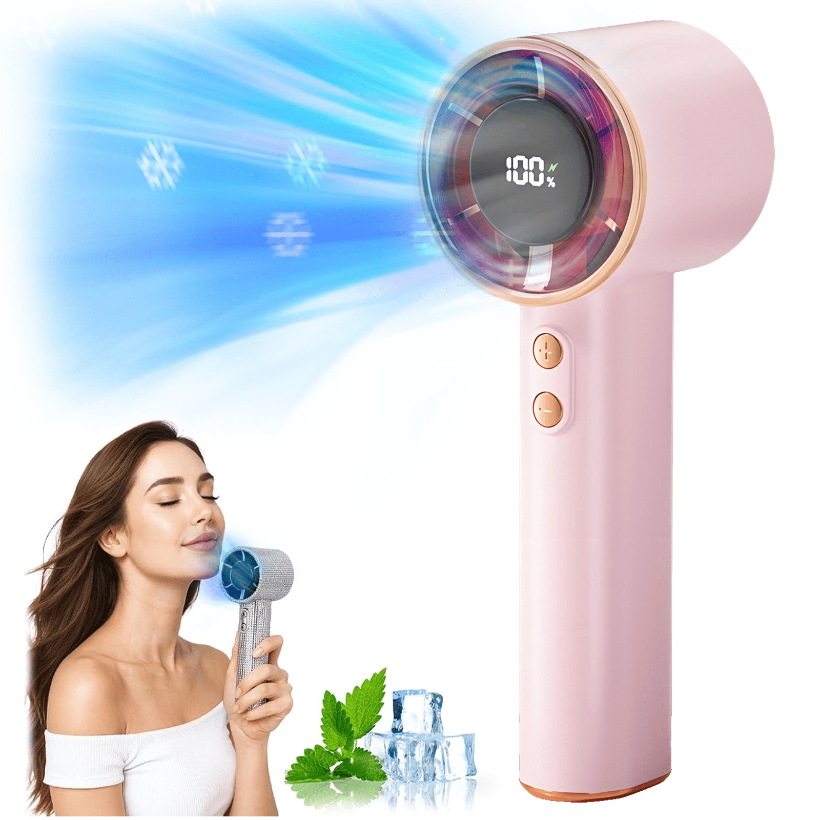 Full Diamond Portable Handheld Turbo Fan,Hand Held Turbo Fan,Portable ...