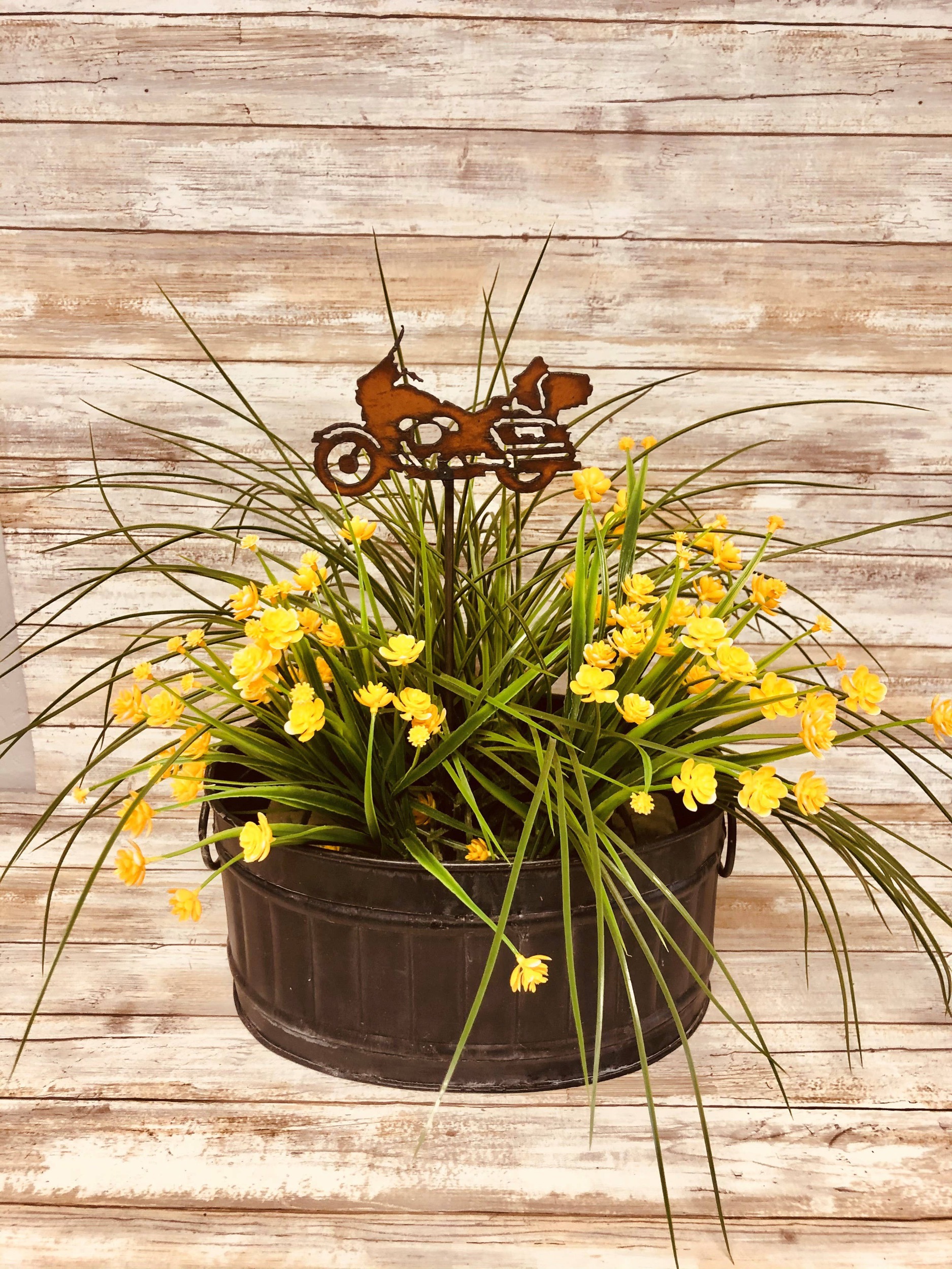 Full Dress Harley Motorcycle Garden Plant Stake - Walmart.com