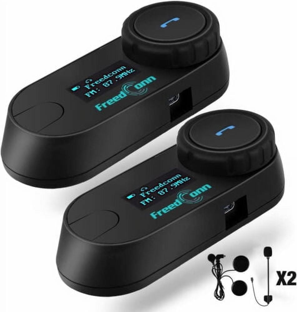Full Duplex Bluetooth Intercom Headset for 2 Football Handball Socctor ...