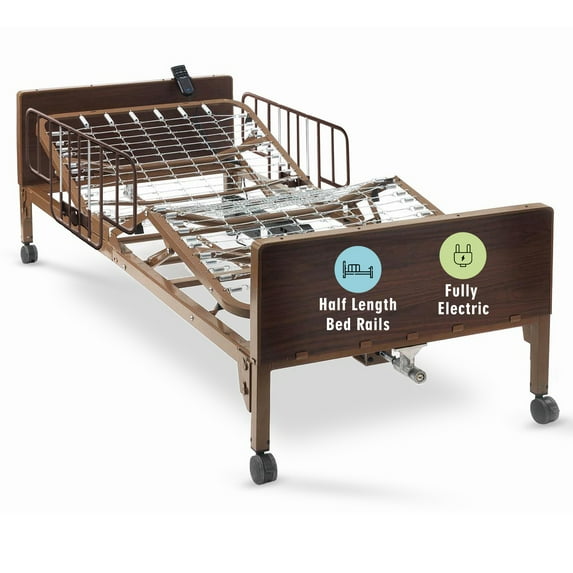 "Medacure Full Electric Home Patient Hospital Bed, Fully Adjustable ...