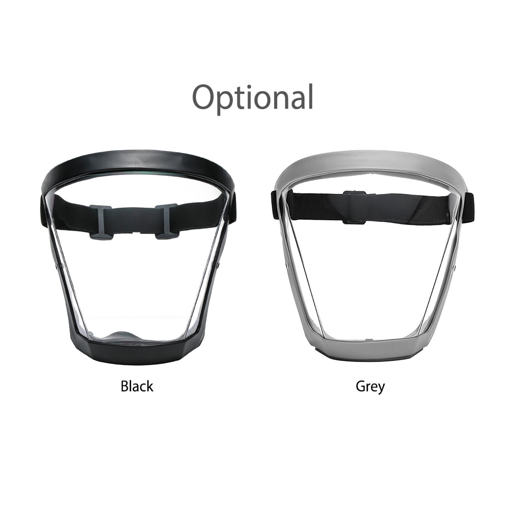 Full Face Clear Protective Face Cover Anti Fog Waterproof Windproof ...