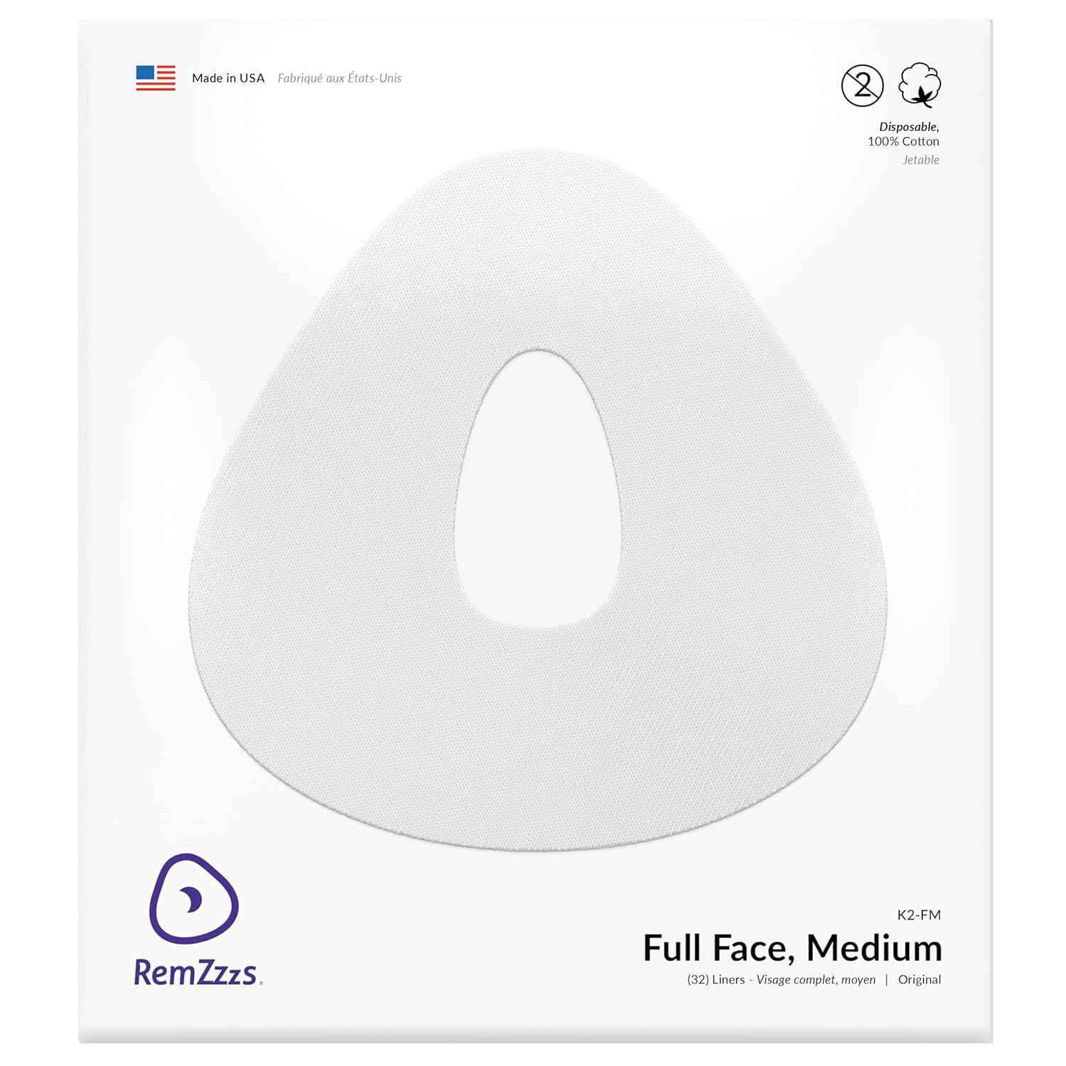 Full Face Cpap Mask Liners (K2-FM) - Reduce Noisy Air Leaks and Painful ...