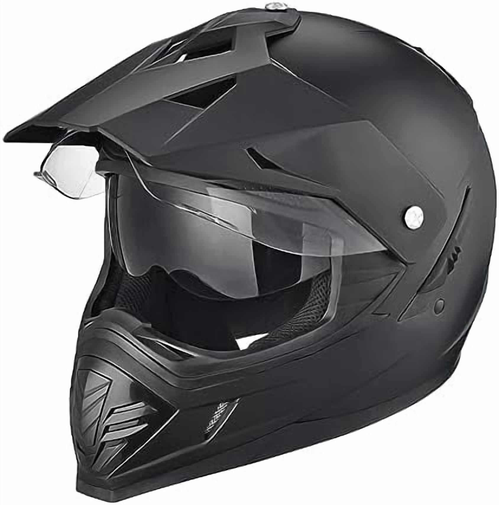 Full Face Dual Sport Motorcycle Helmet Dirt Bike Off Road ATV Motocross Lightweight Helmet DOT ...