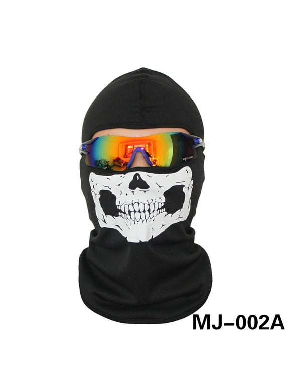 Tactical Balaclava Skeleton Ghost Skull Full Face-Mask Windproof Ski ...